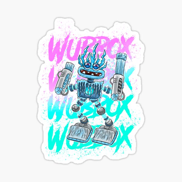 "Wubbox My singing Monsters" Sticker for Sale by DrawForFunYt | Redbubble