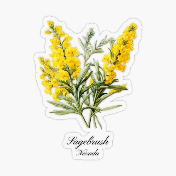 Nevada State Flower Nevada State Flower Artemisia Tridentata SVG Cut