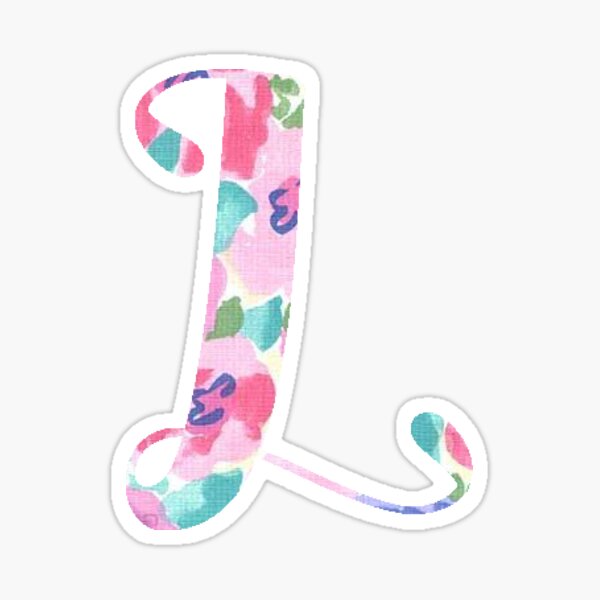 "L letter sticker" Sticker for Sale by elephantc123 | Redbubble