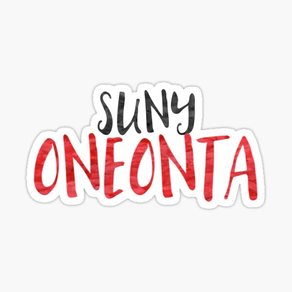 "ONEONTA" Sticker for Sale by EvyStickersx | Redbubble