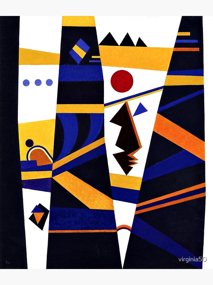 "Kandinsky - Binding, colorful abstract painting" Art Print for Sale by ...