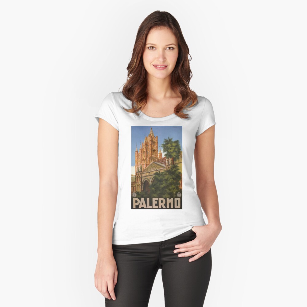 "vintage Palermo Sicily Italian travel ad" Sticker for Sale by aapshop ...