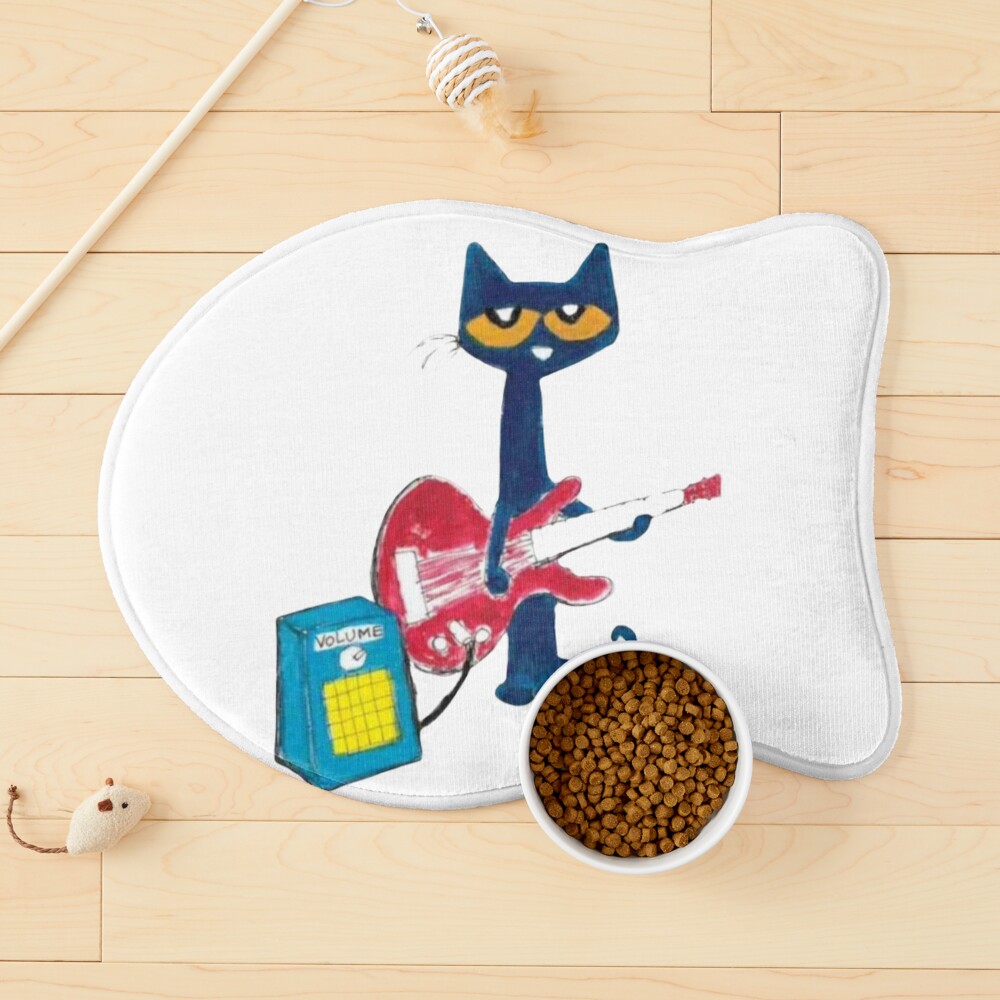 "cat playing guitar design" Sticker for Sale by Joana A. | Redbubble