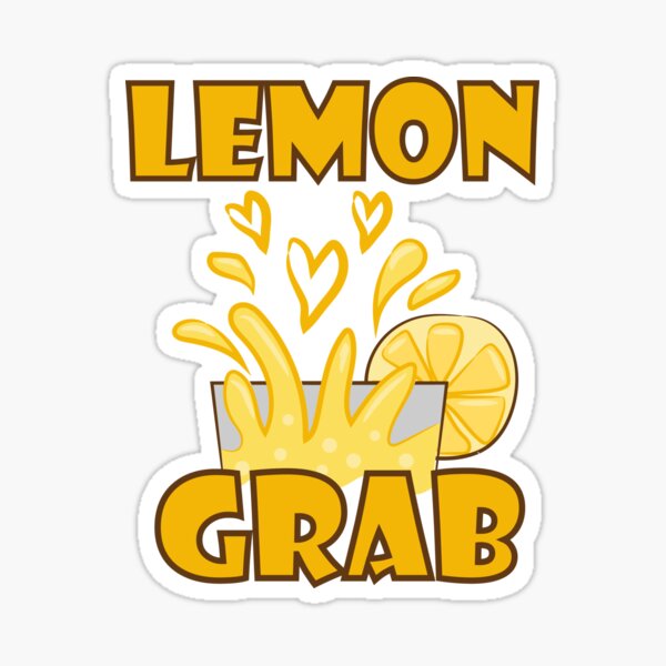 "Lemon grab lemon juice cup" Sticker for Sale by GSJGROUP | Redbubble