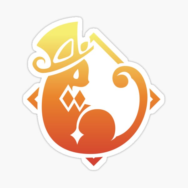 "Lyney Constel­lation logo Genshin Impact" Sticker for Sale by ...