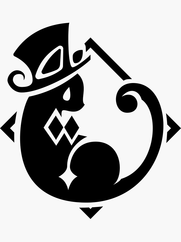 "Lyney Constel­lation logo Genshin Impact" Sticker for Sale by Damien ...