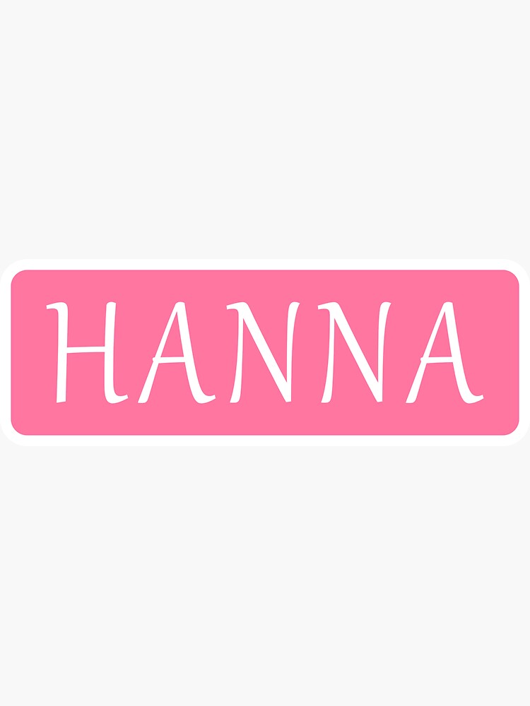 Hanna Name Designs