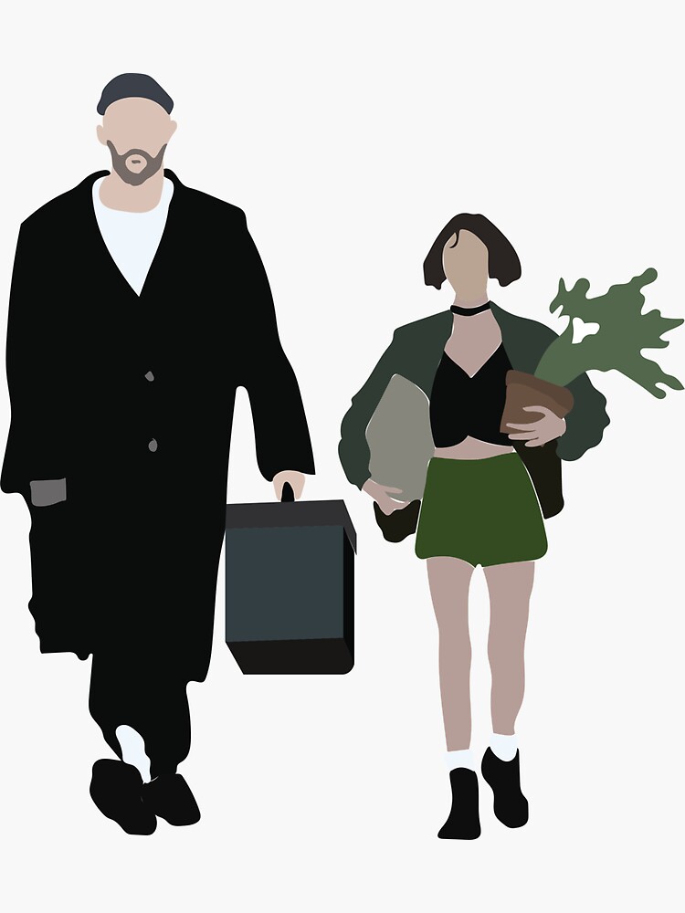 "Leon and Mahilda" Stickerundefined by laura-pavez | Redbubble