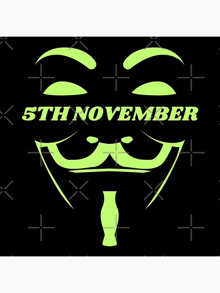 "Remember Remember The 5th Of November | Guy Fawkes Night" Sticker for ...