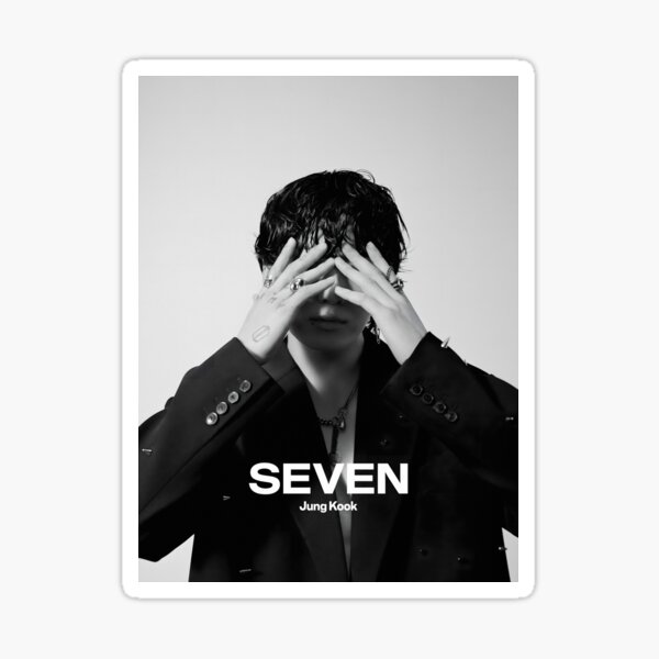 "BTS Jungkook SEVEN Solo Release " Sticker for Sale by isjaki | Redbubble