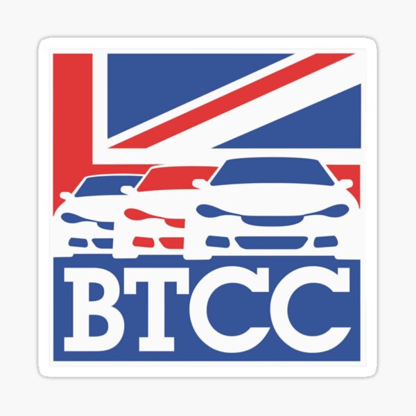 "BTCC logo black" Sticker for Sale by looney-elotte | Redbubble
