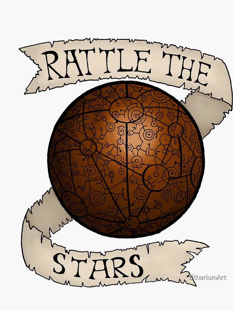 "Rattle the Stars" Sticker for Sale by EtheriumArt | Redbubble