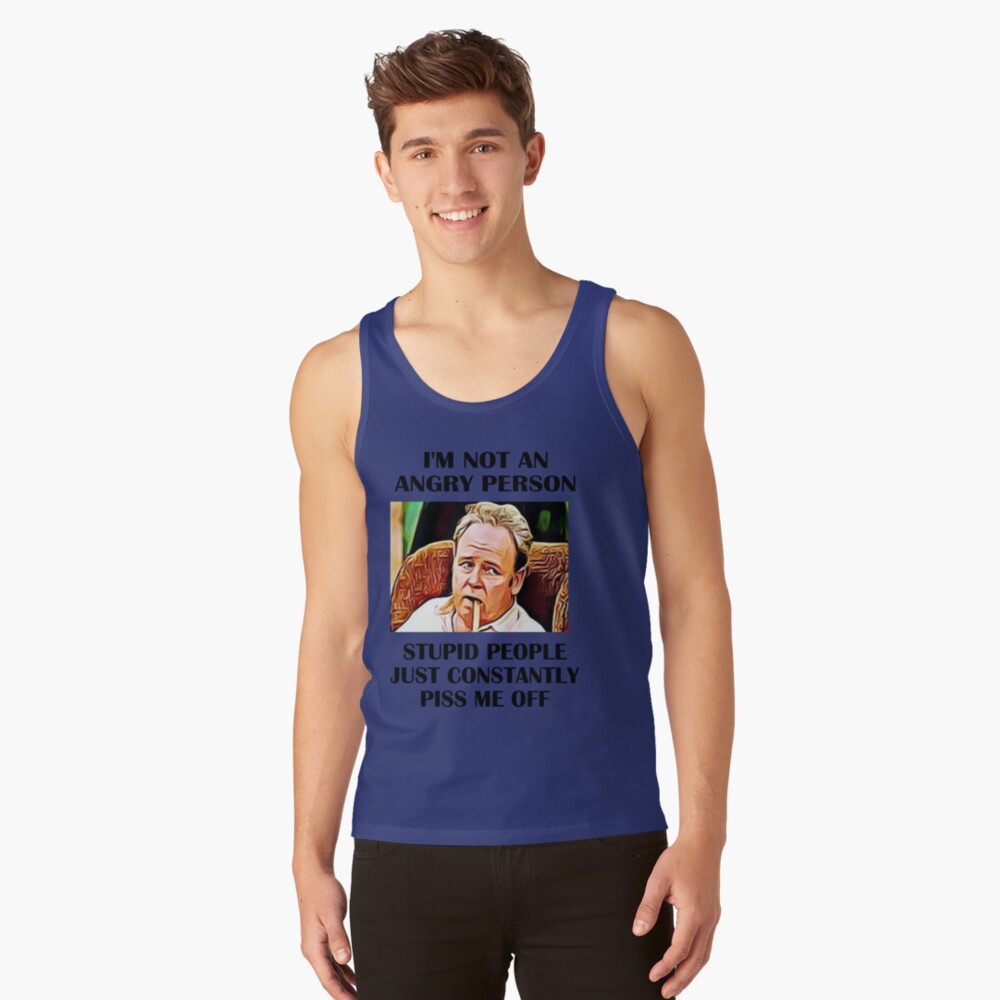 "Funny Archie Bunker T Shirt" Sticker for Sale by dturock | Redbubble