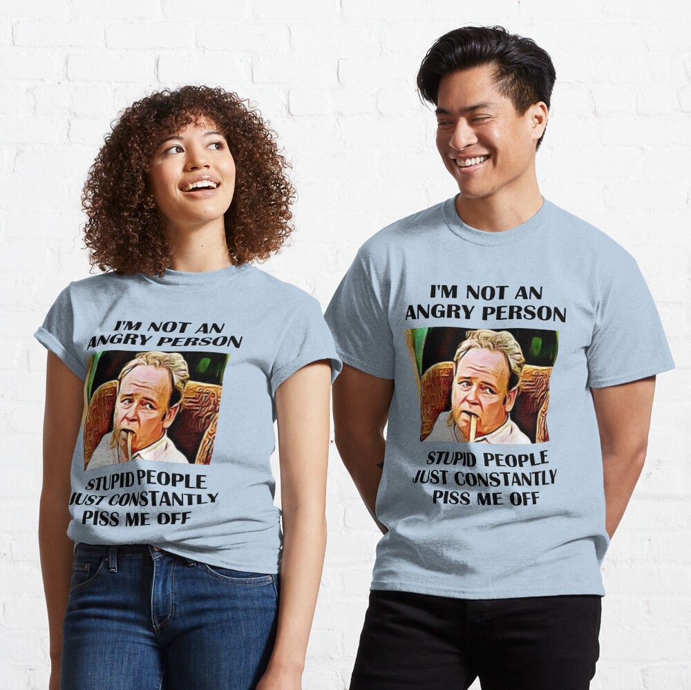 "Funny Archie Bunker T Shirt" Sticker for Sale by dturock | Redbubble
