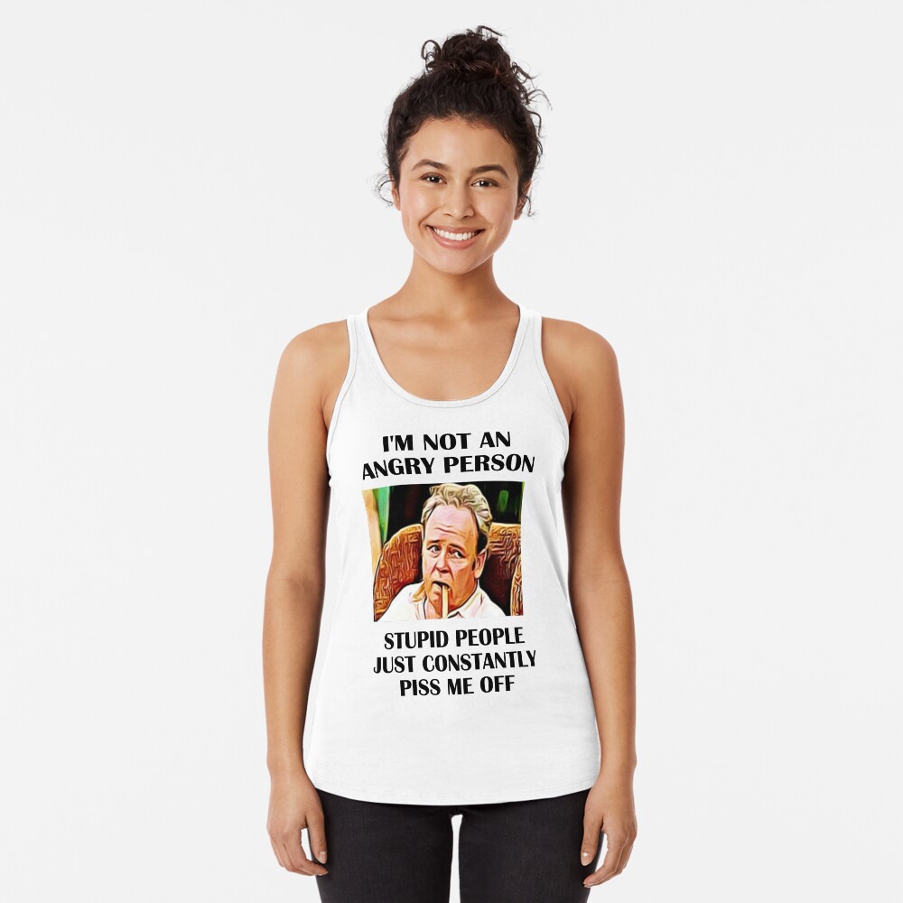 "Funny Archie Bunker T Shirt" Sticker for Sale by dturock | Redbubble