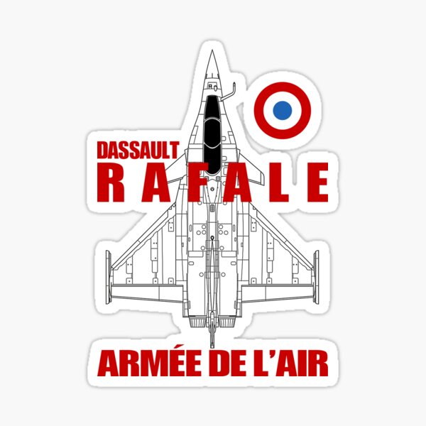 Sticker for Sale avec l'œuvre « Dassault Rafale Armée De L'air Avion De ...