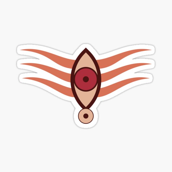 "Avatar the Last Airbender Combustion Bending Symbol" Sticker for Sale ...