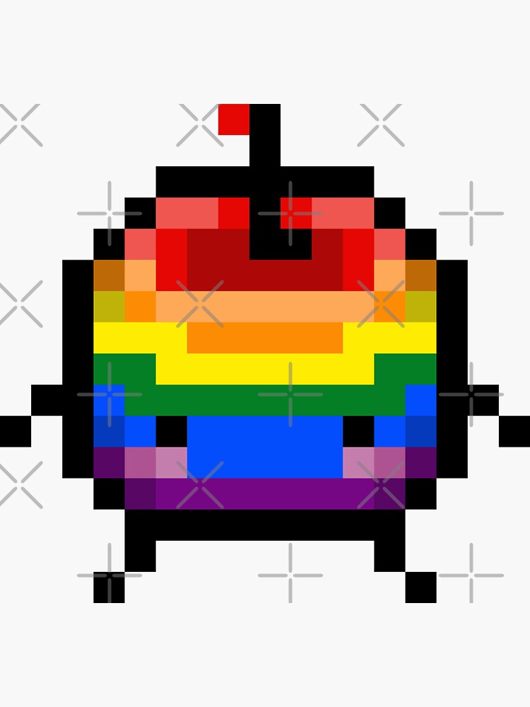 "LGBT Pride Junimo" Sticker for Sale by lailae | Redbubble