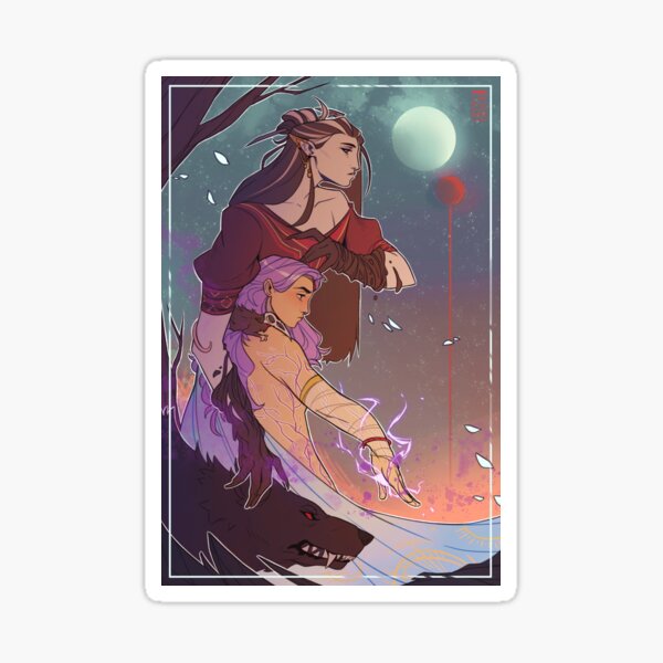 "Moons" Sticker for Sale by JRoahn | Redbubble