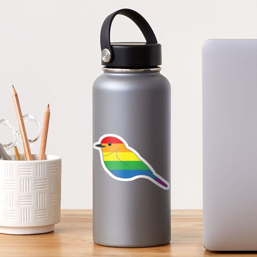 "Gay Bird Type 2" Sticker by KingSelenus | Redbubble