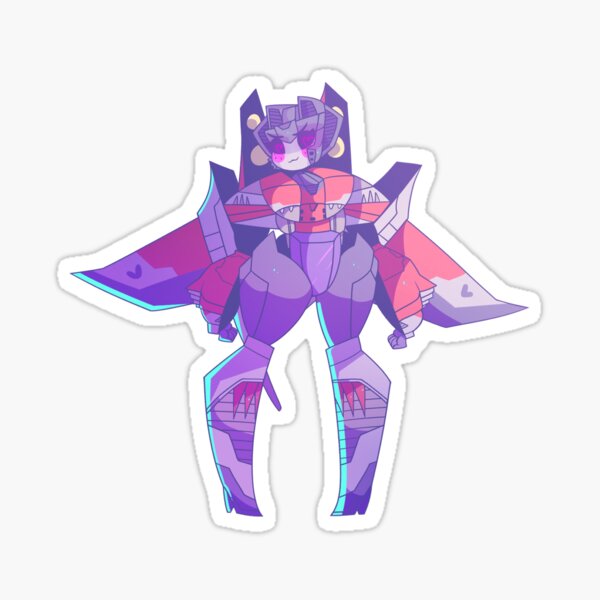 "Transformers Starscream Sticker" Sticker for Sale by nightsick | Redbubble