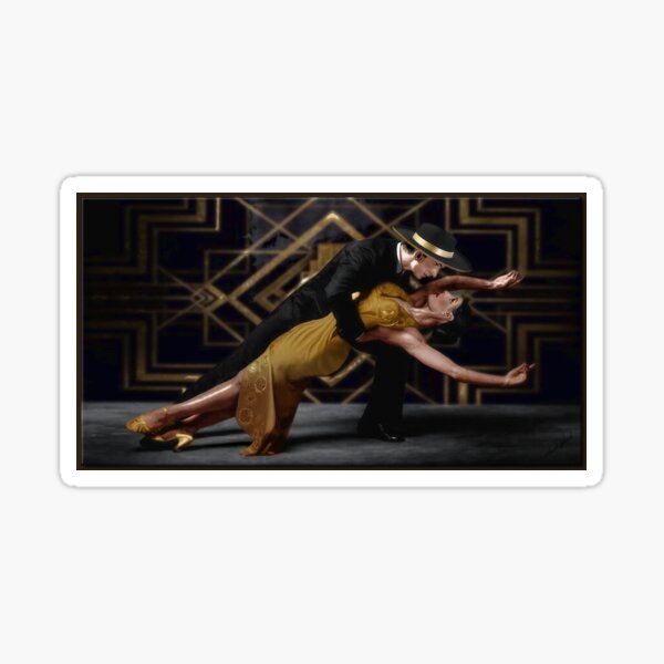 "The Valentino Tango" Sticker for Sale by rgerhard | Redbubble