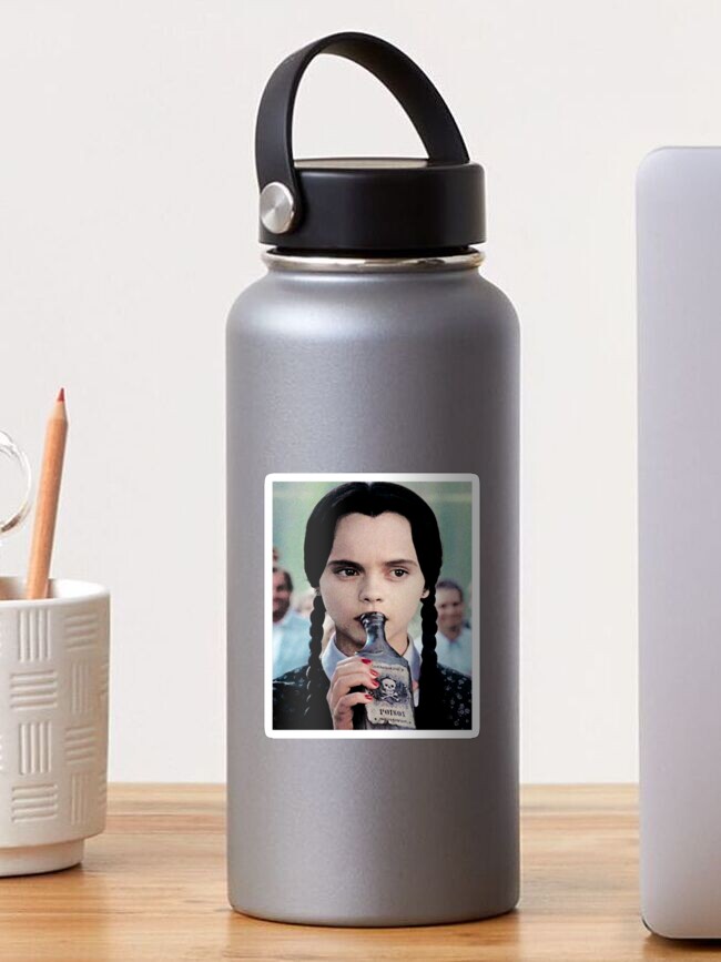 "Wednesday Addams Poison" Sticker for Sale by LoydeHalliwell | Redbubble