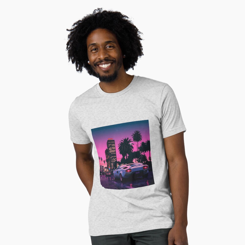 "Vice City Nights Aesthetic Art" Sticker for Sale by carmenehited ...