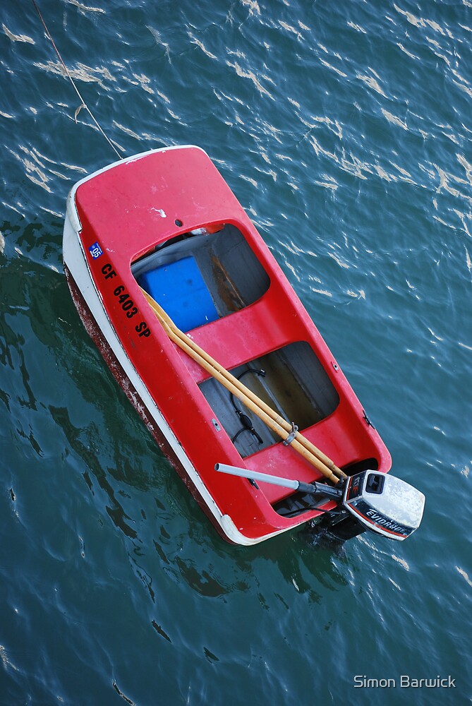 "Red Floater" by Simon Barwick | Redbubble