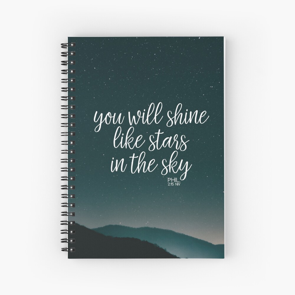 "Christian Quote " Spiral Notebook for Sale by walk-by-faith | Redbubble