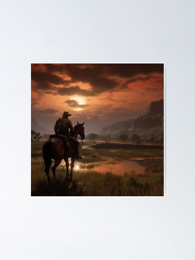 "rdr2" Poster for Sale by kellybrenant | Redbubble