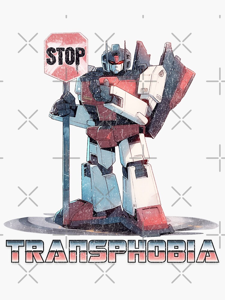 "Stop Transphobia" Sticker for Sale by BankaiChu | Redbubble