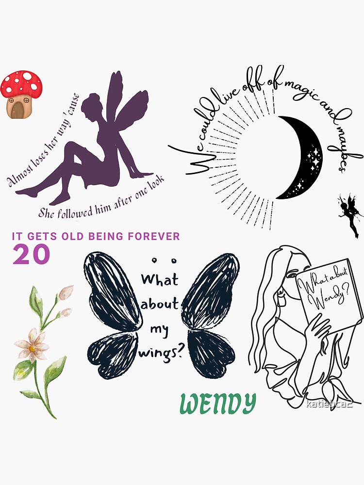 "Wendy pack" Sticker for Sale by katiebca2 | Redbubble