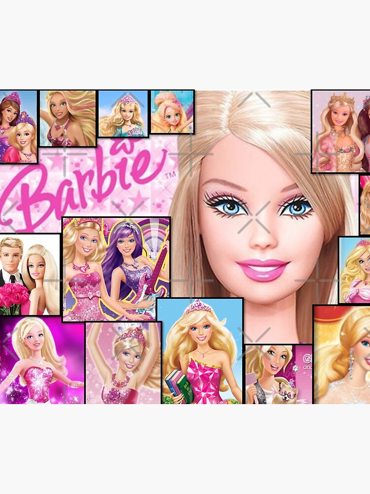 Barbie Collage Shower Curtain sold by Intangible Podium | SKU 4001470 ...