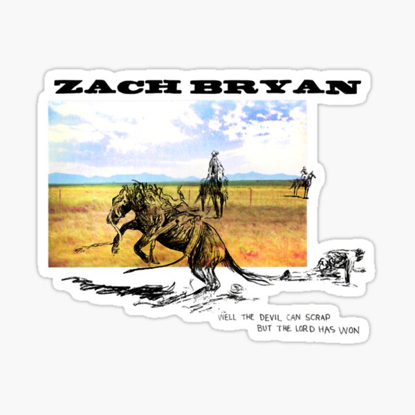 "Zach Bryan" Sticker for Sale by TessierOrlando | Redbubble
