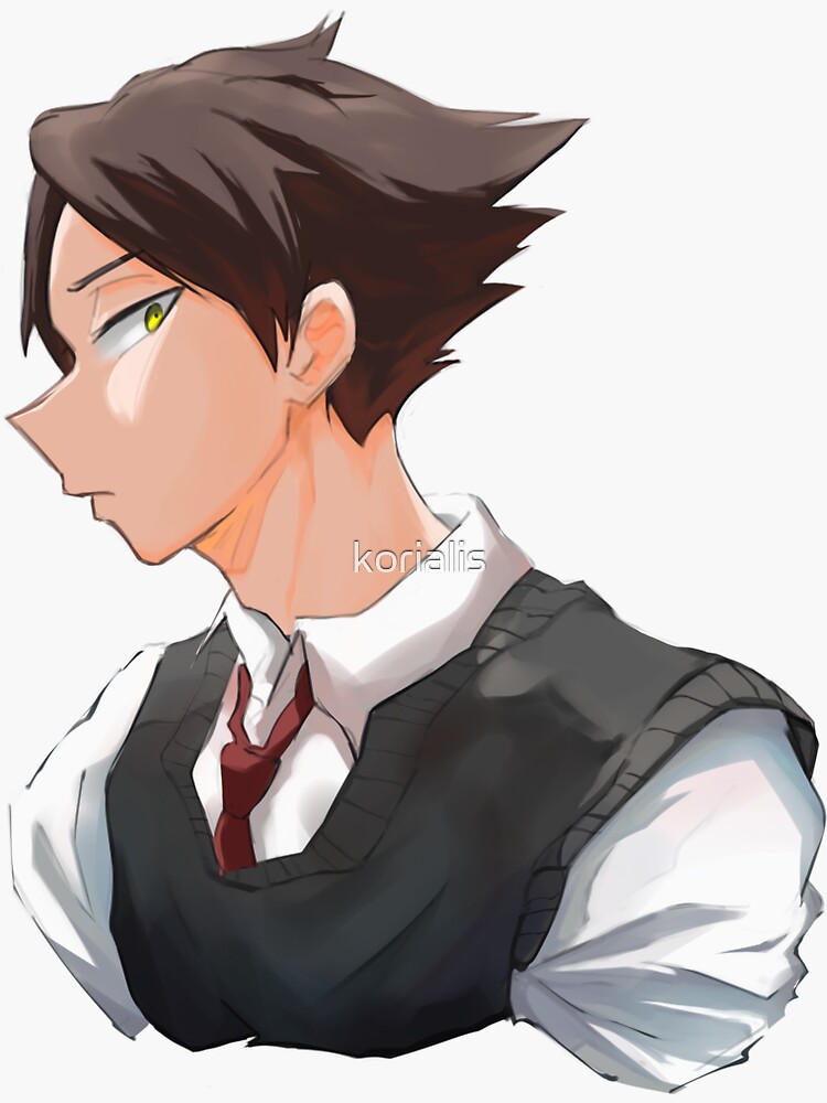 "Rintaro Suna (nekoma uniform)" Sticker for Sale by korialis | Redbubble