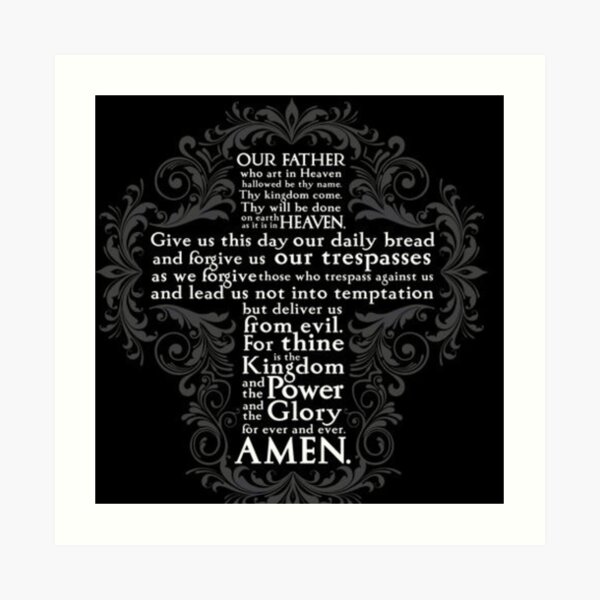 "Lords Prayer, Our Father Prayer, Religious, Christian,God, Bible ...