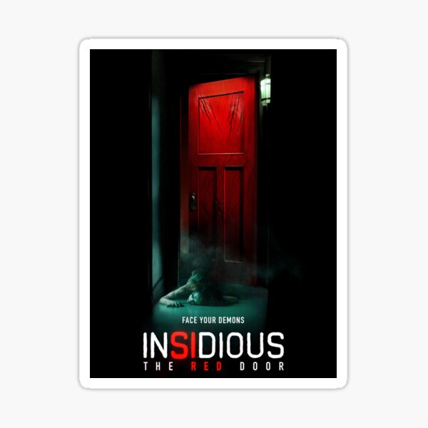 "INSIDIOUS THE RED DOOR" Sticker for Sale by TonyDegenhardt | Redbubble
