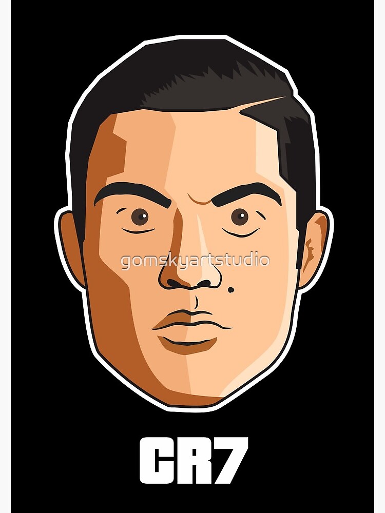 Cuaderno de espiral «cr7 vector de dibujos animados cristiano ronaldo» de gomskyartstudio ...