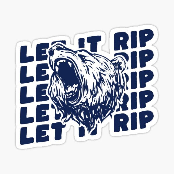 "The Bear- Let It Rip trending tv show design" Sticker for Sale by ...