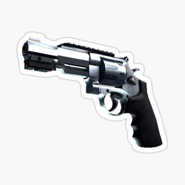 "CSGO Revolver Pistol Weapon Gun Icon Counter Strike Image" Sticker for ...