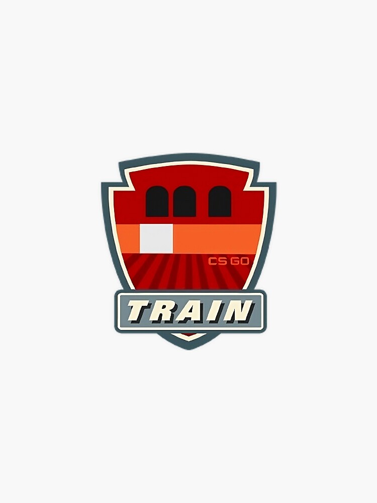 "CSGO Train Map Badge Icon Counter Strike Image" Sticker for Sale by ...