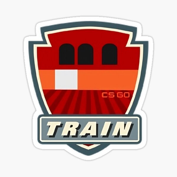 "CSGO Train Map Badge Icon Counter Strike Image" Sticker for Sale by ...
