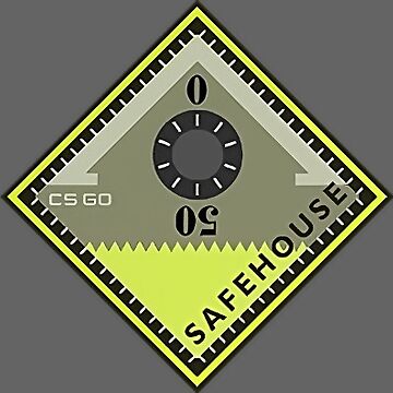 "CSGO SafeHouse Map Badge Icon Counter Strike Image" Sticker for Sale ...