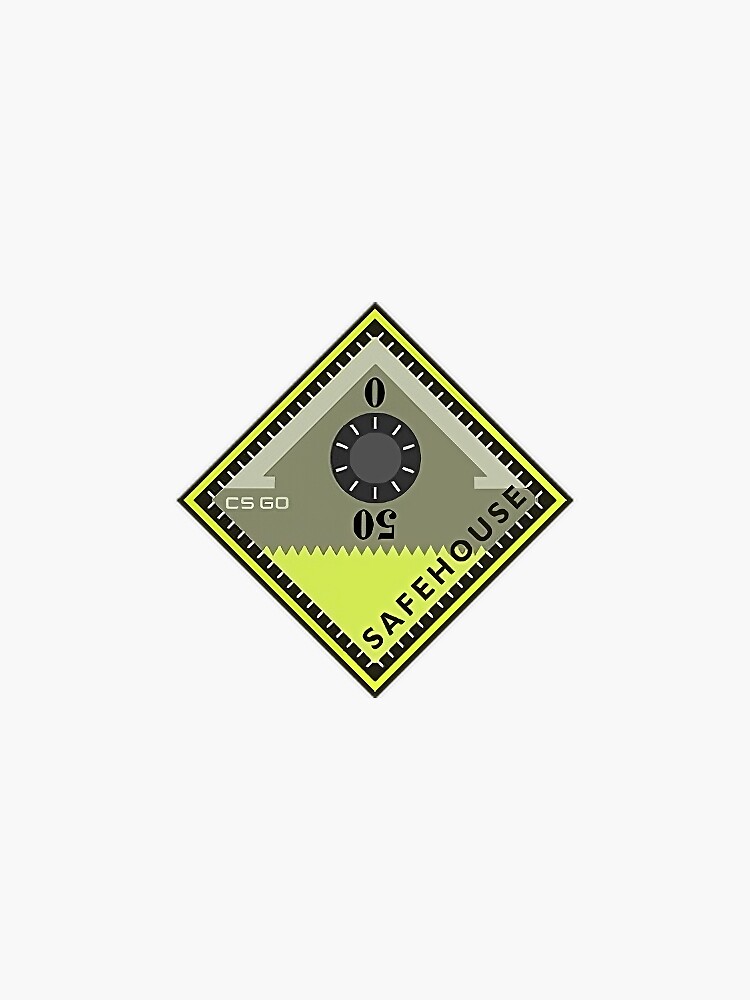 "CSGO SafeHouse Map Badge Icon Counter Strike Image" Sticker for Sale ...