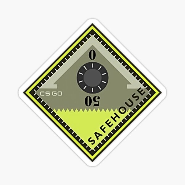 "CSGO SafeHouse Map Badge Icon Counter Strike Image" Sticker for Sale ...