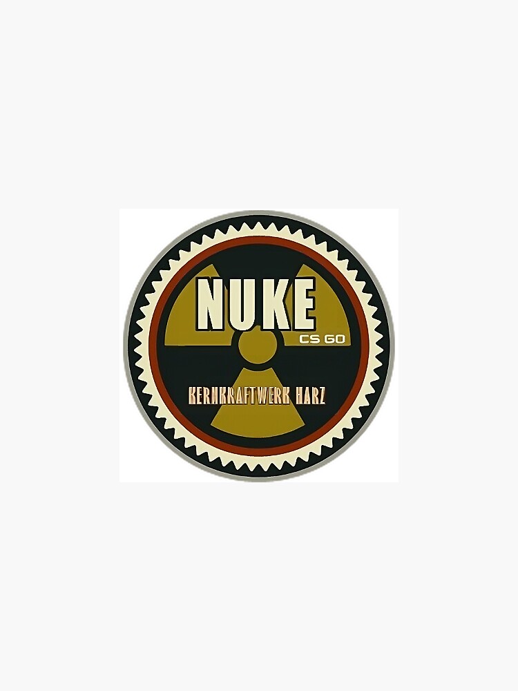 Nukemap 2d CSGO Nuke Map Badge Icon Counter Strike Image Magnet