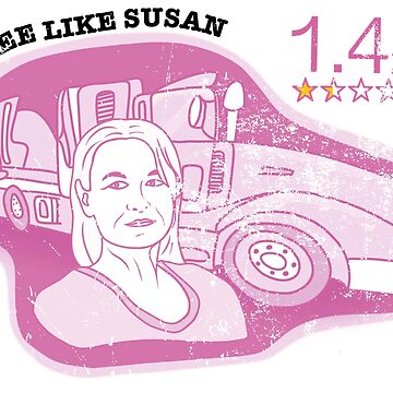 "NOSEDIVE | BE FREE LIKE SUSAN" Sticker for Sale by axelle1410 | Redbubble
