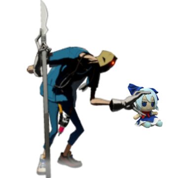 "Faust holds fumo" Sticker for Sale by angryone10 | Redbubble