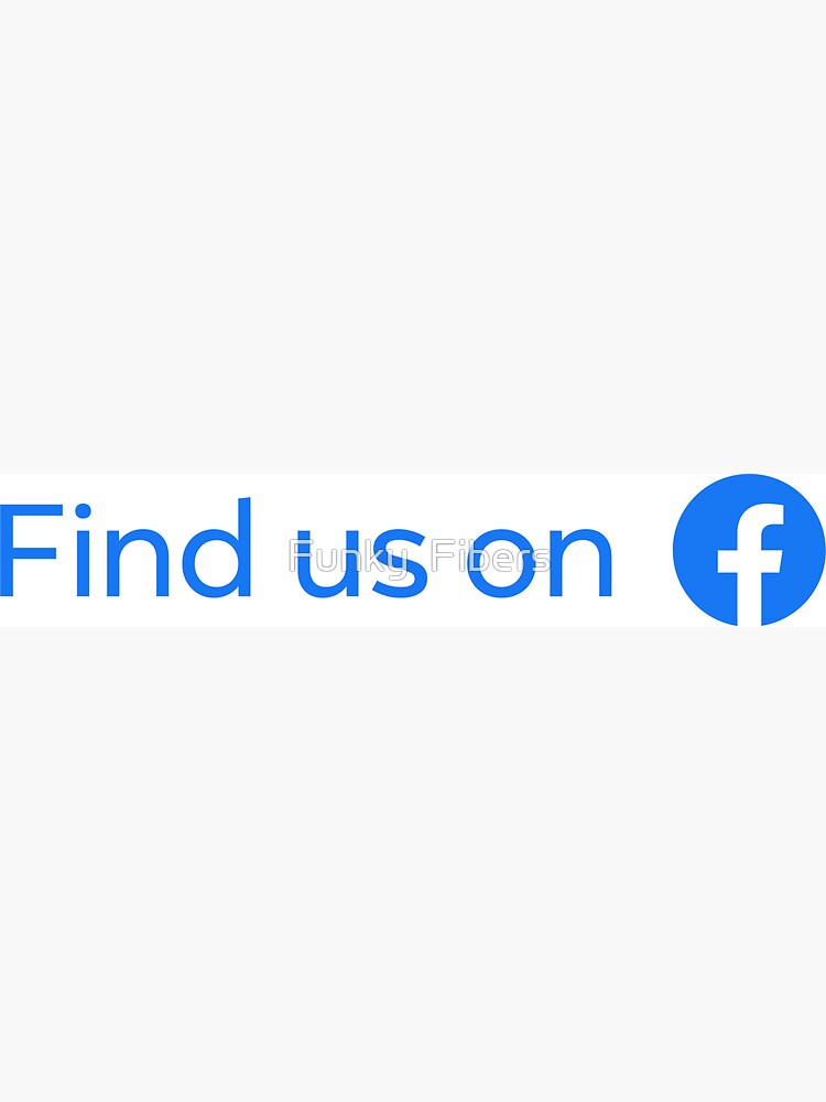 "FIND US ON FACEBOOK - SOCIAL MEDIA FIND US" Magnet for Sale by davi65 ...